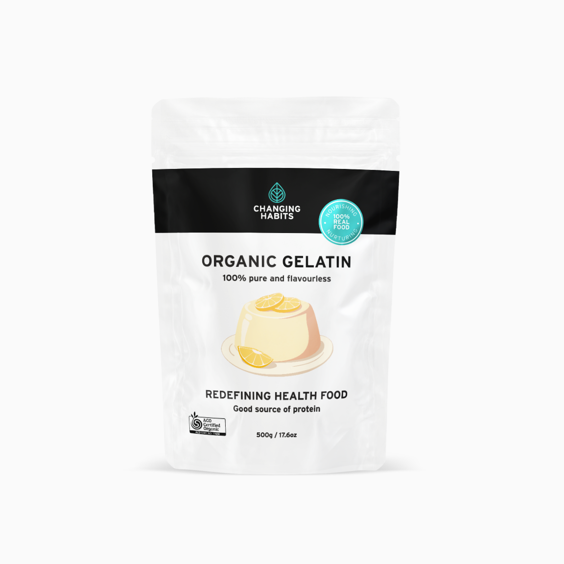 Organic Gelatin Powder (500g) – Earth-raised & Wild